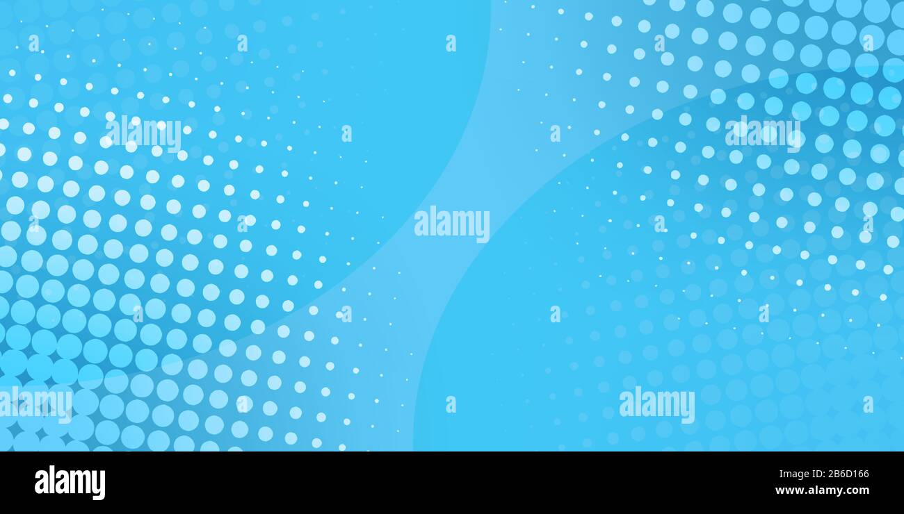 Abstract halftone dots background. Vector illustration. Blue dots ...