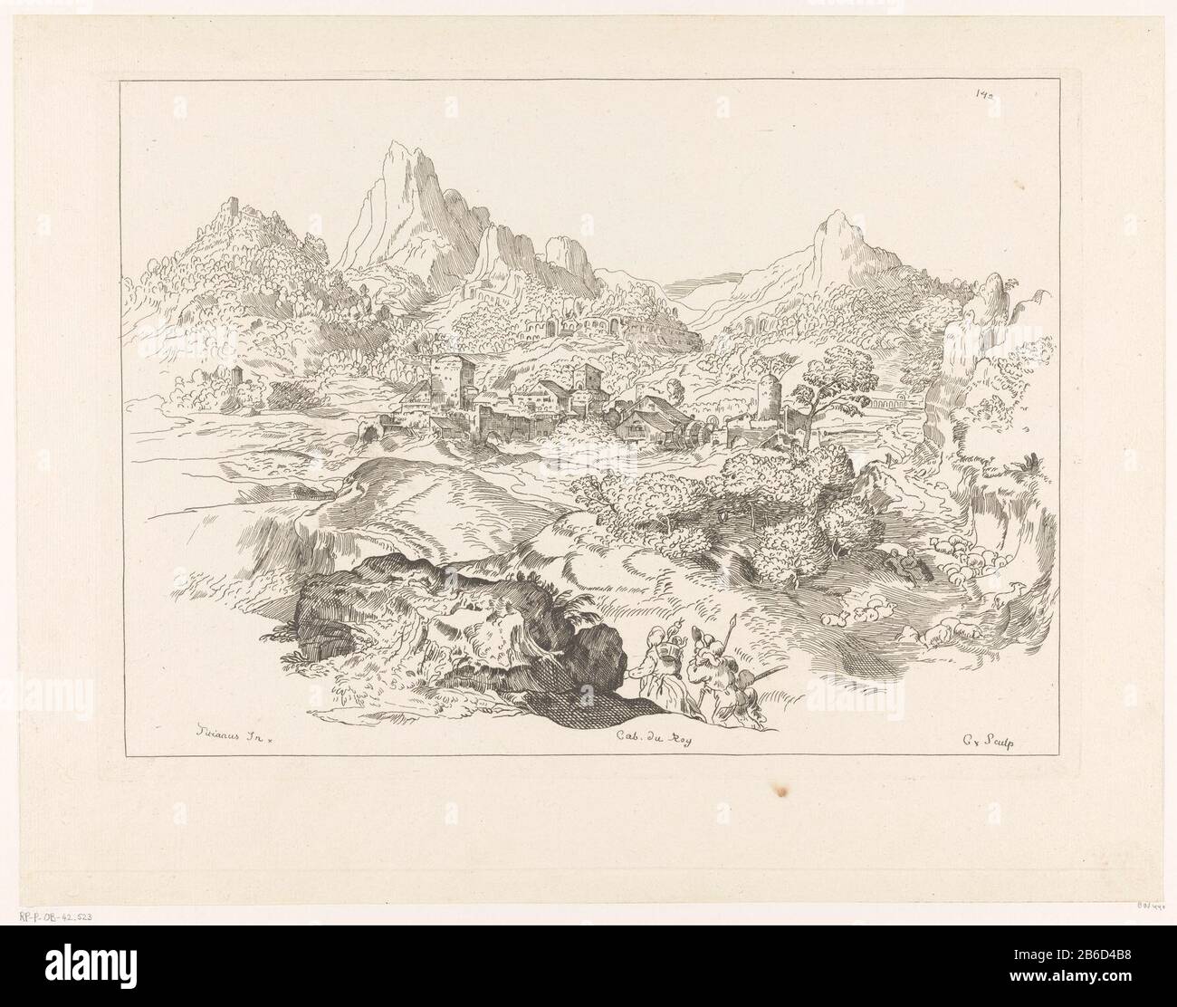 French landscape drawings hi-res stock photography and images - Alamy
