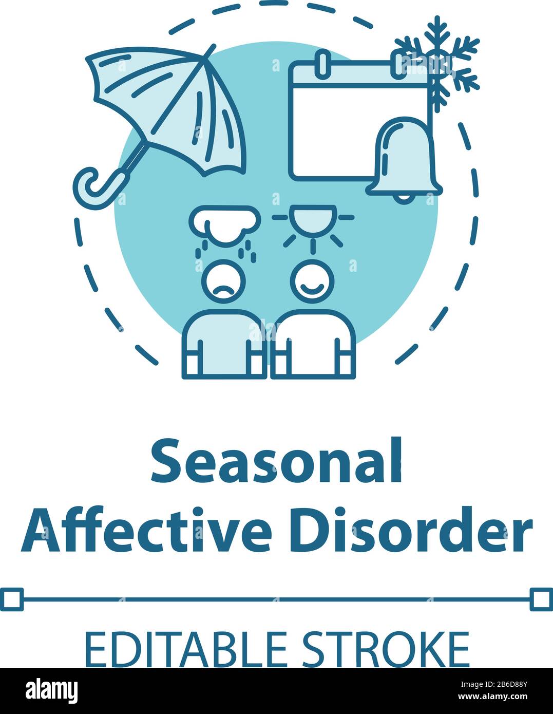 Weather dependence Stock Vector Images - Alamy