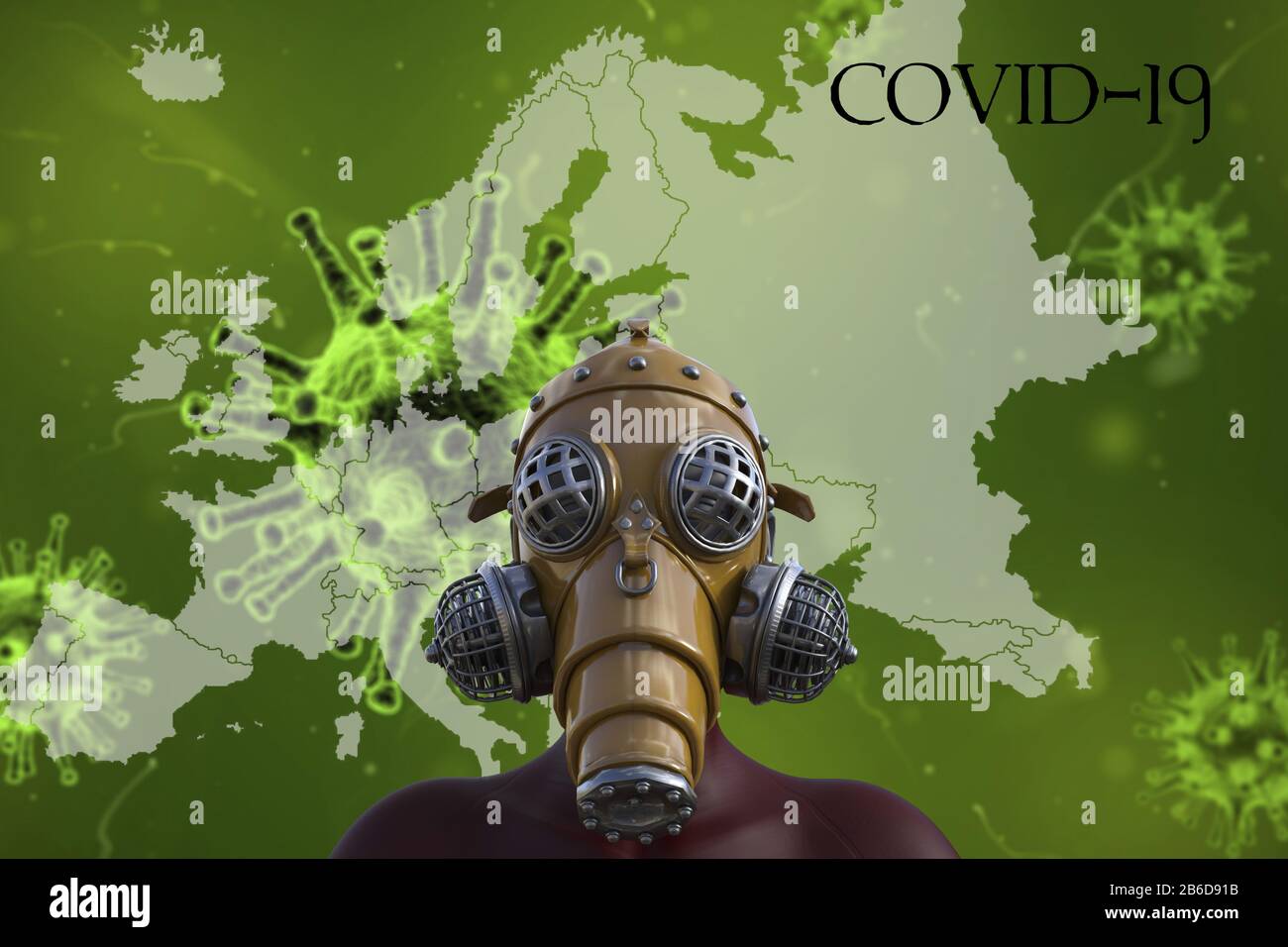 Covid europe map hi-res stock photography and images - Alamy