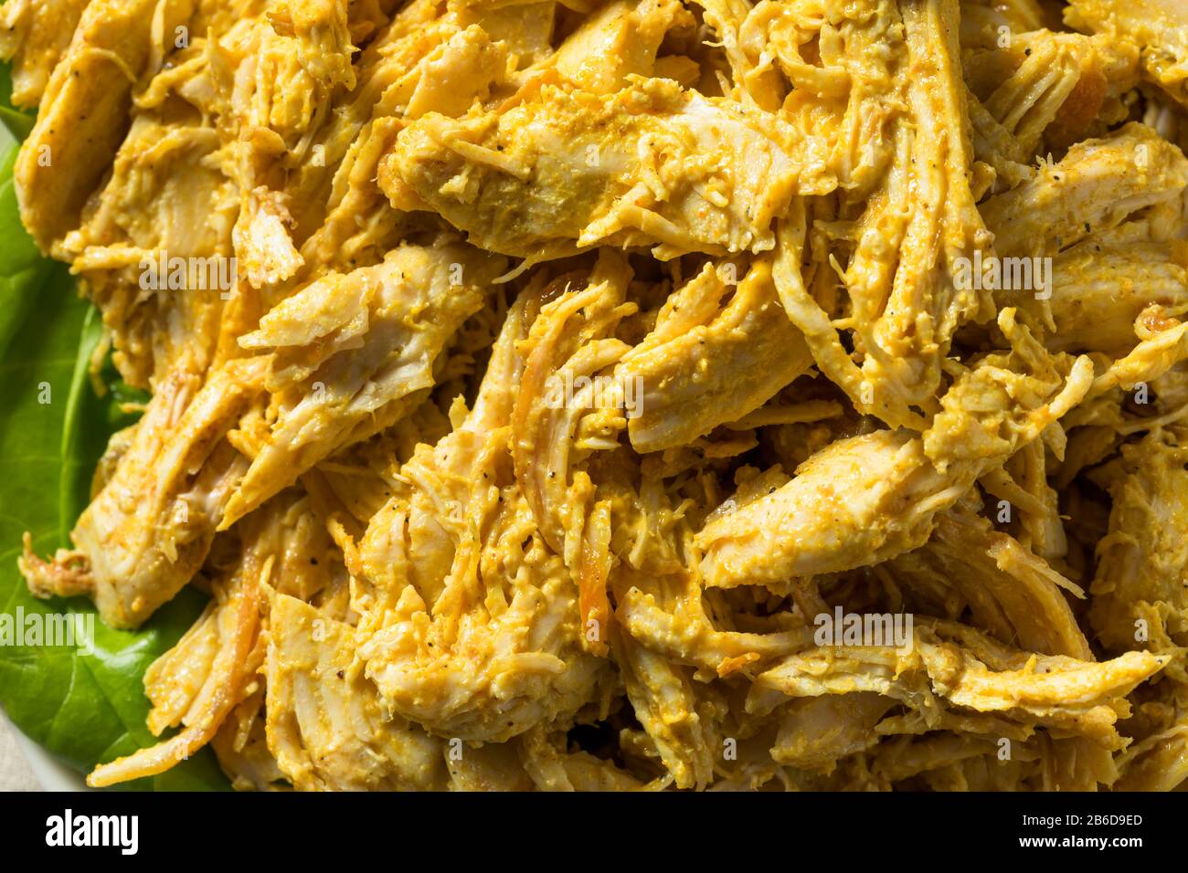 Homemade Curried Coronation Chicken with Lettuce Ready to Eat Stock ...
