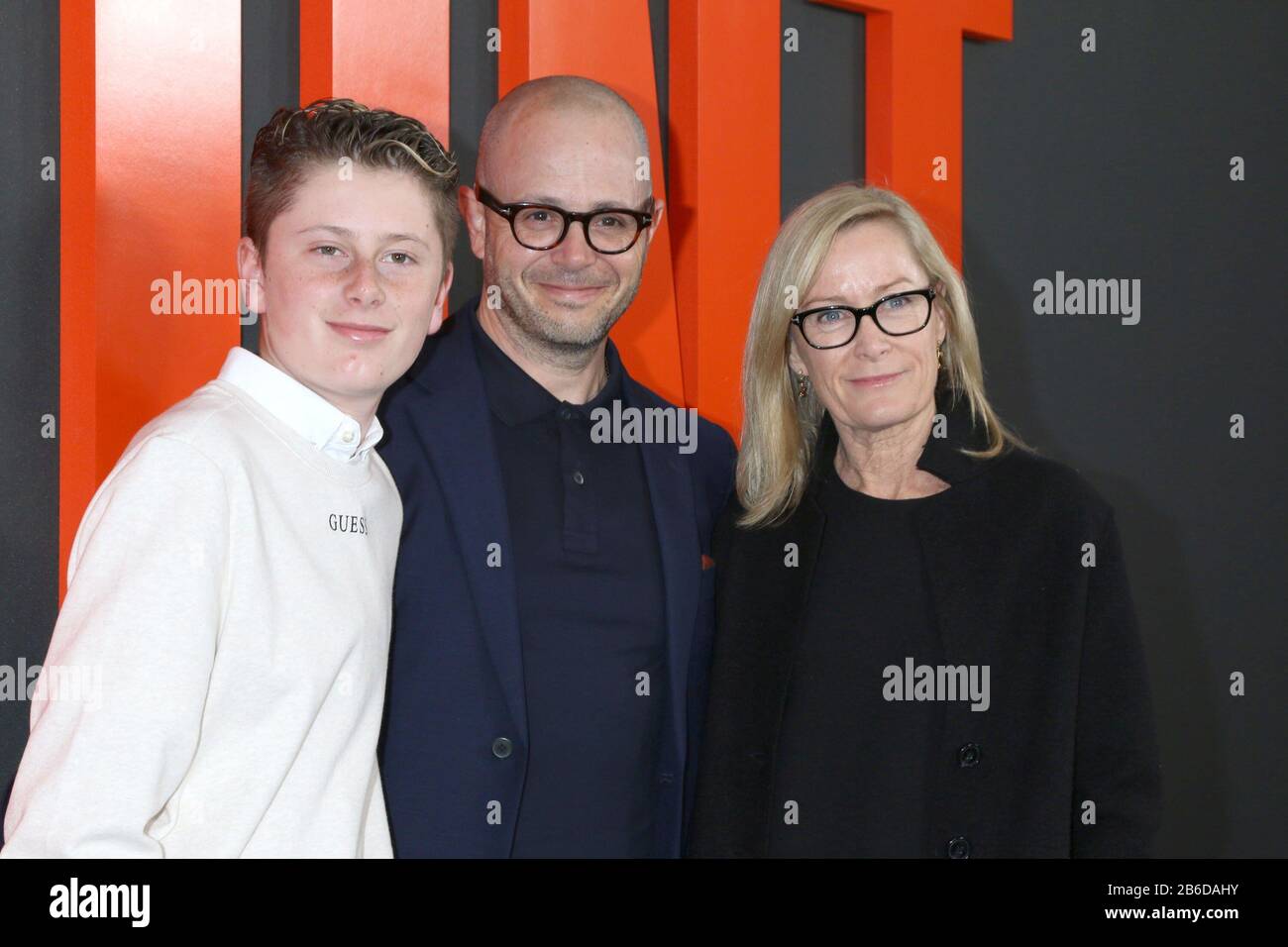 Los Angeles, CA. 9th Mar, 2020. Son, Damon Lindelof, Heidi Mary Fugeman ...