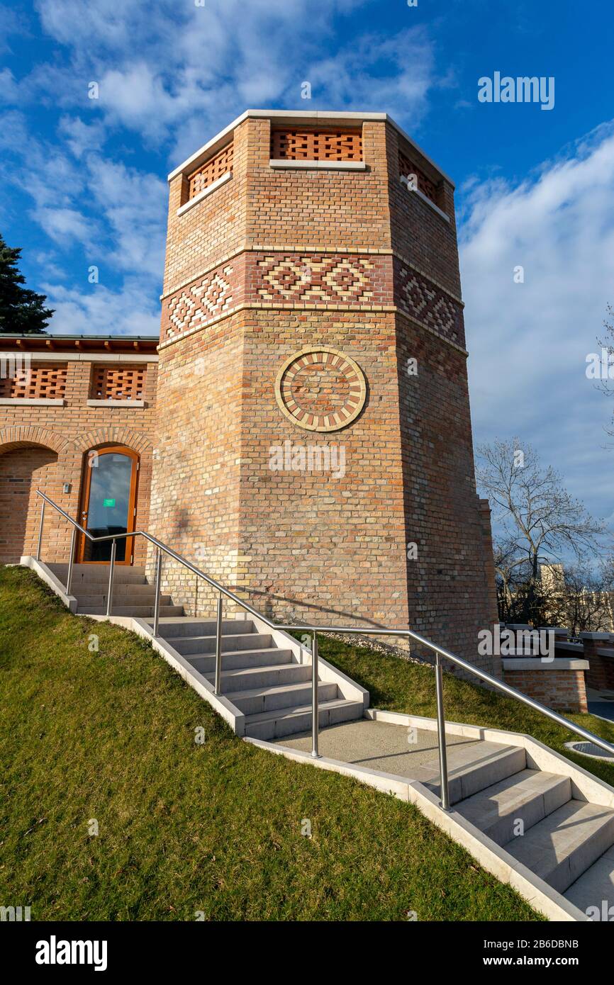 Tomb of Gul Baba a mausoleum in Budapest, Hungary on a winter day Stock ...