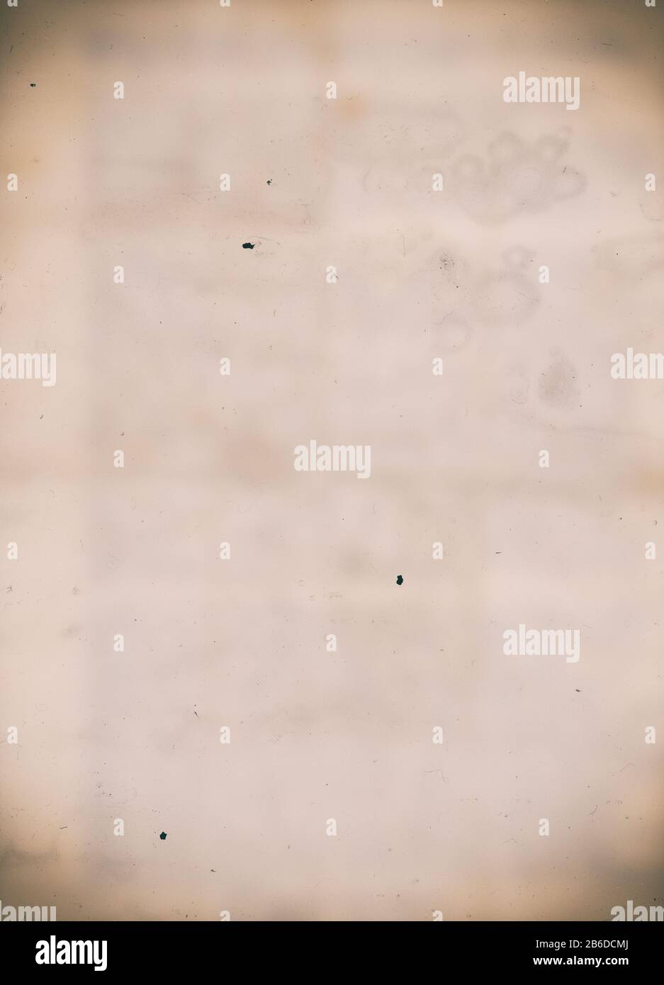 Old defocused piece of paper from the early 1900s with a grunge ...