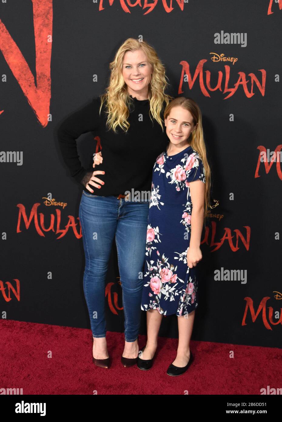 Hollywood, California, USA 9th March 2020 Actress Alison Sweeney and ...