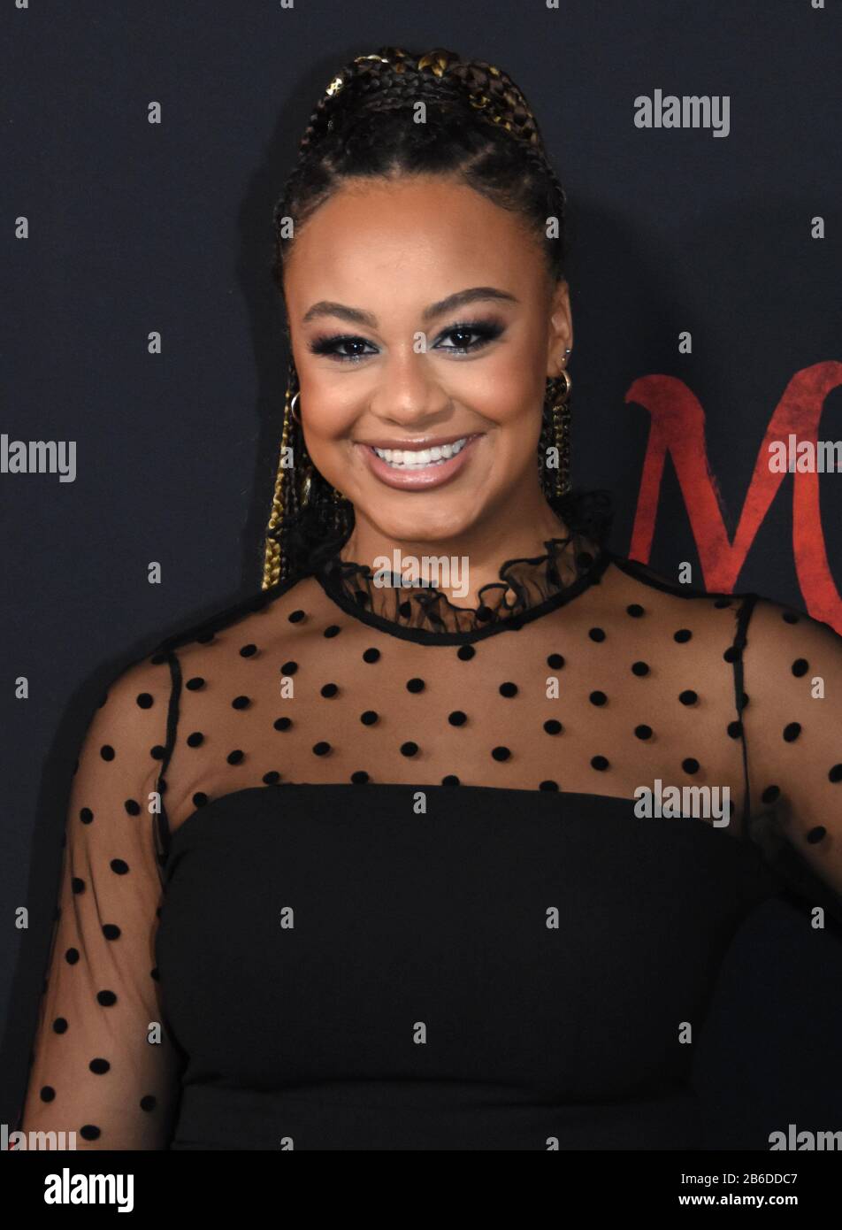 Hollywood, California, USA 9th March 2020 Dancer Nia Sioux attends the ...