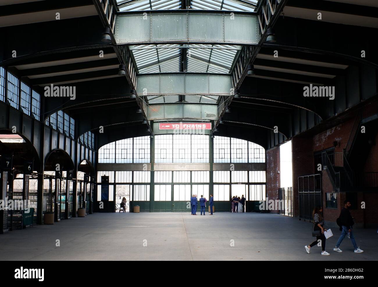 The concourse of former Central Railroad of New Jersey Terminal aka ...