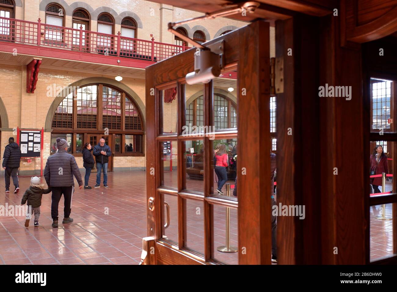 The concourse of former Central Railroad of New Jersey Terminal aka ...