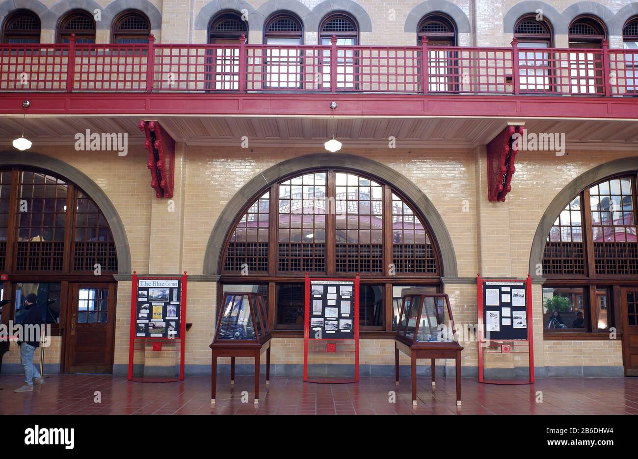 The concourse of former Central Railroad of New Jersey Terminal aka ...