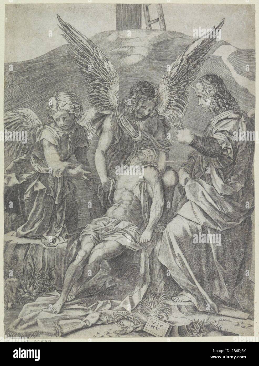 Angel supports christs body hi-res stock photography and images - Alamy