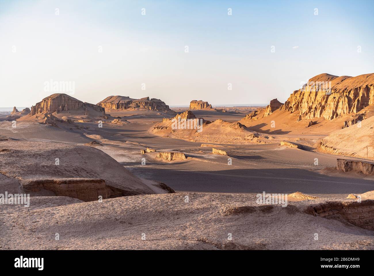 Kaluts in Lut desert, Iran Stock Photo - Alamy