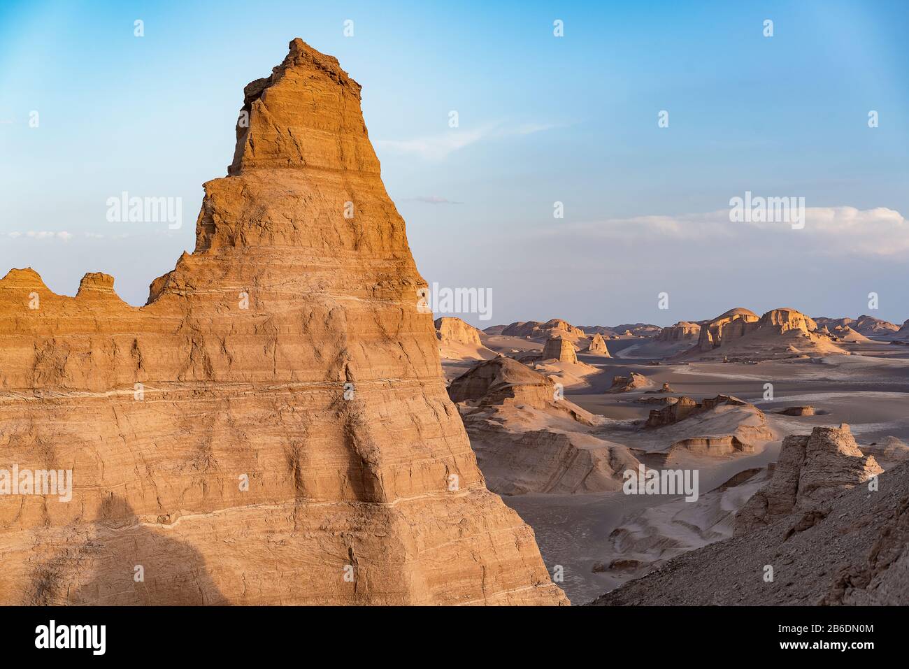 Kaluts in Lut desert, Iran Stock Photo - Alamy
