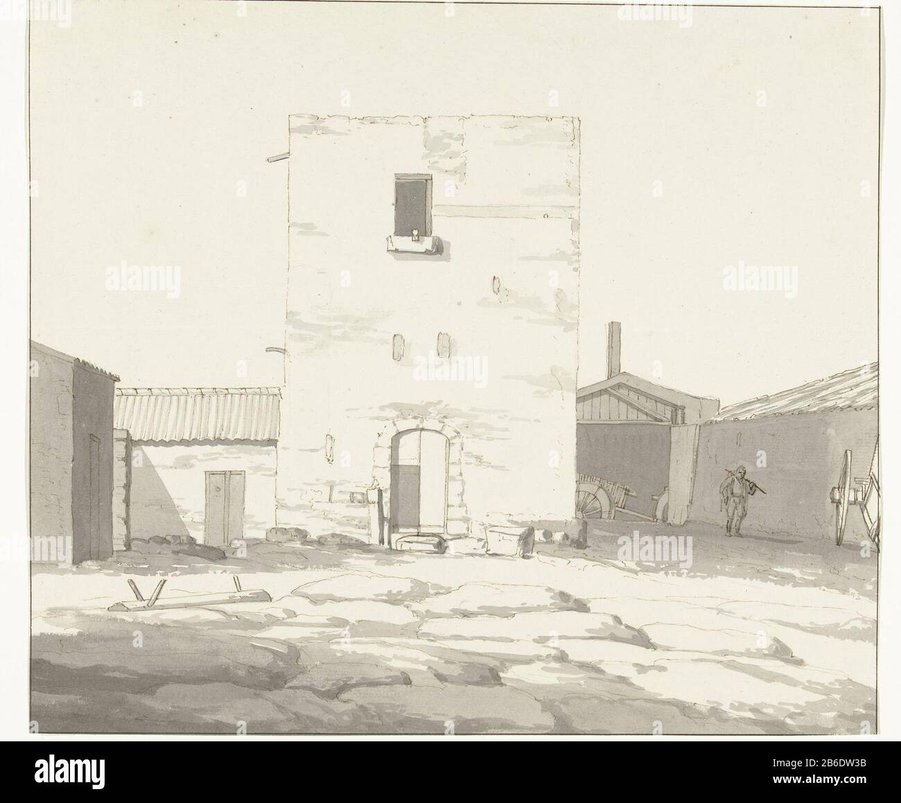 Drawing from the album "Voyage en Italie, and Sicile et à Malte '1778 ...