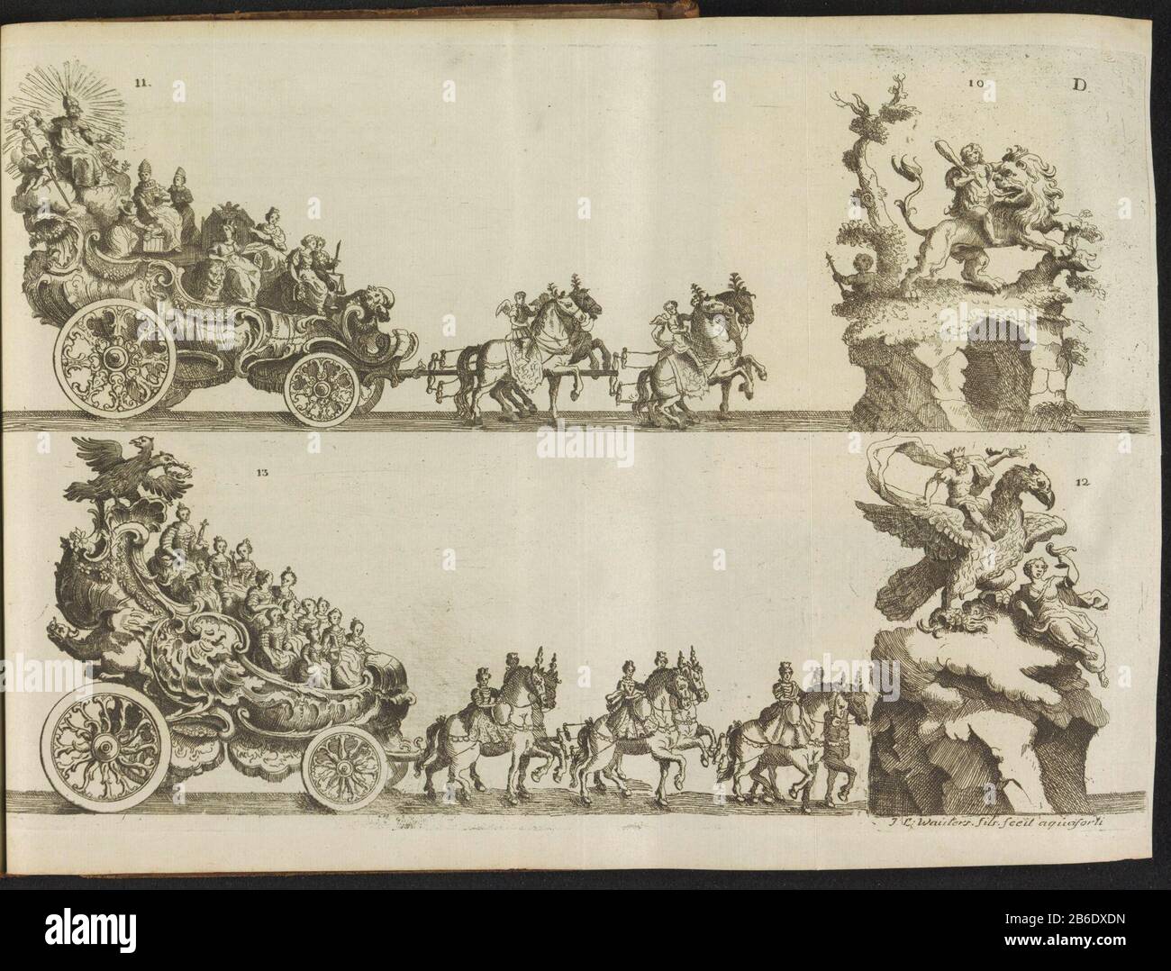 Sheet D sixth and seventh float, 1767 Sheet D with the sixth and ...