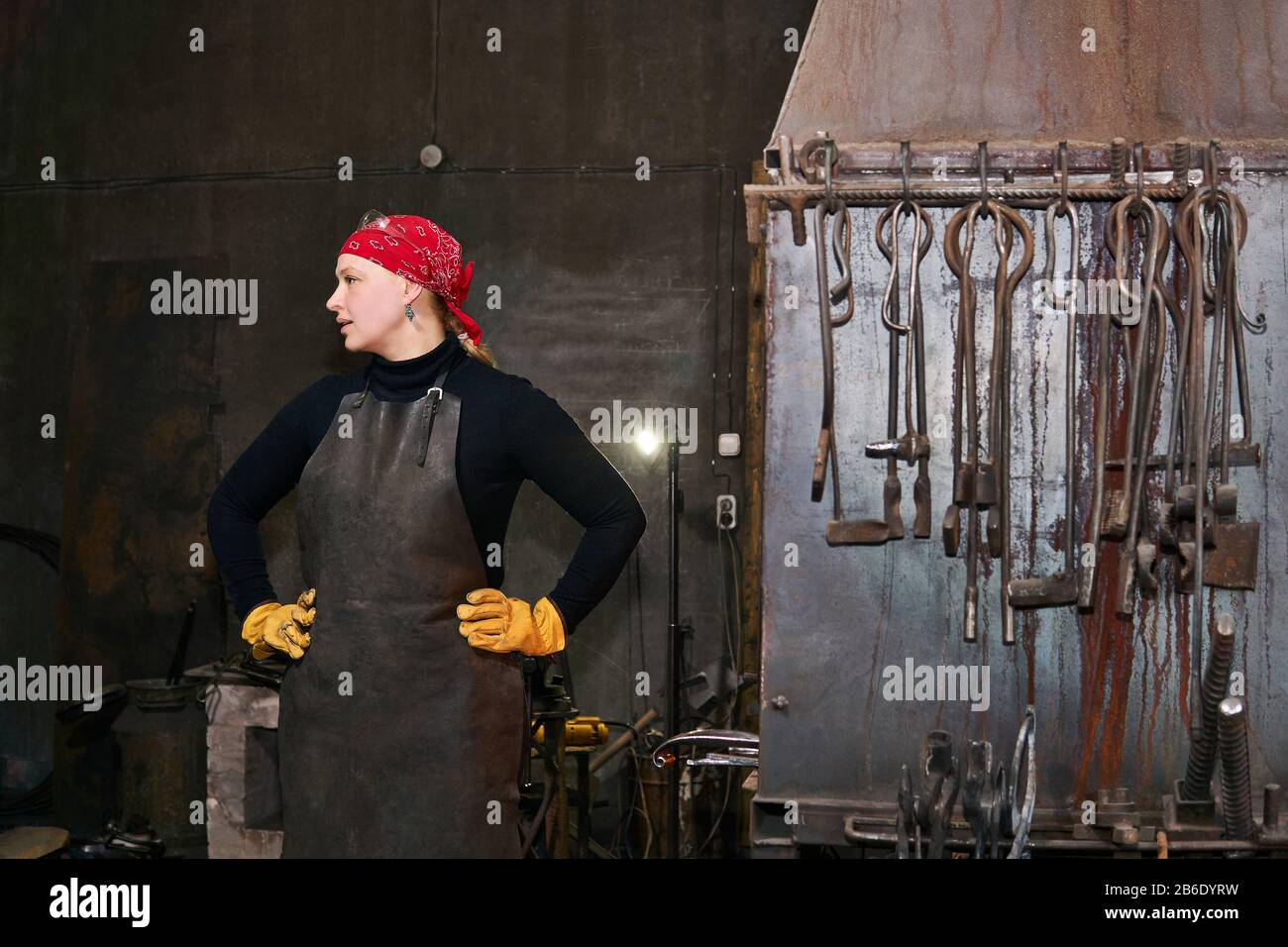 Female blacksmith art hi-res stock photography and images - Alamy