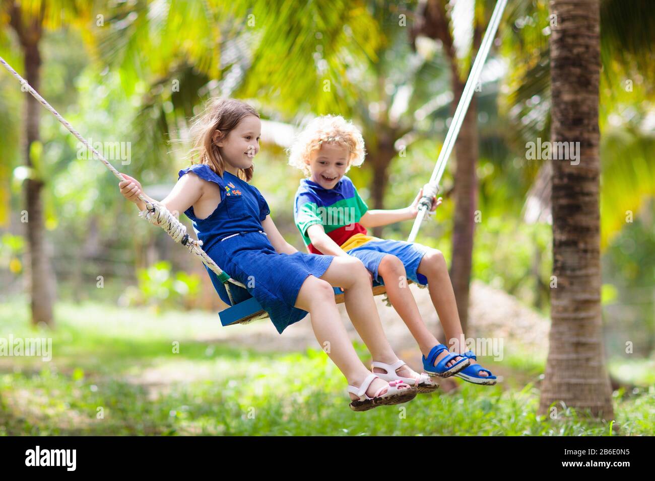 Coconut swing hi-res stock photography and images - Alamy