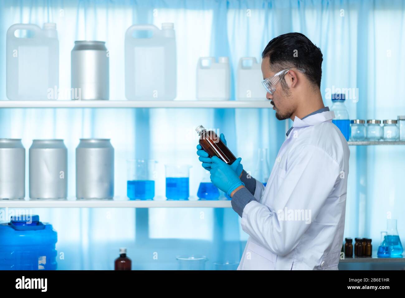 Laboratory glassware for the development of medical innovation Stock ...