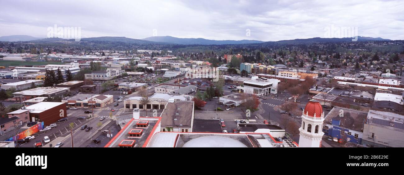 Clouds over a city, Bellingham, Washington State, USA Stock Photo - Alamy