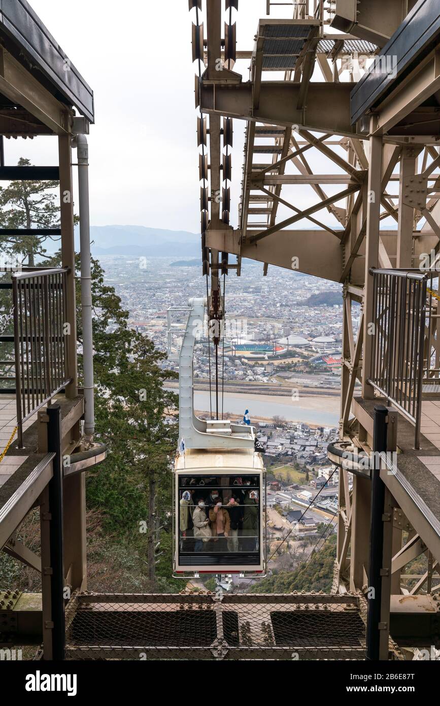 Mt.Kinka Ropeway, Gifu City, Gifu Prefecture, Japan Stock Photo - Alamy