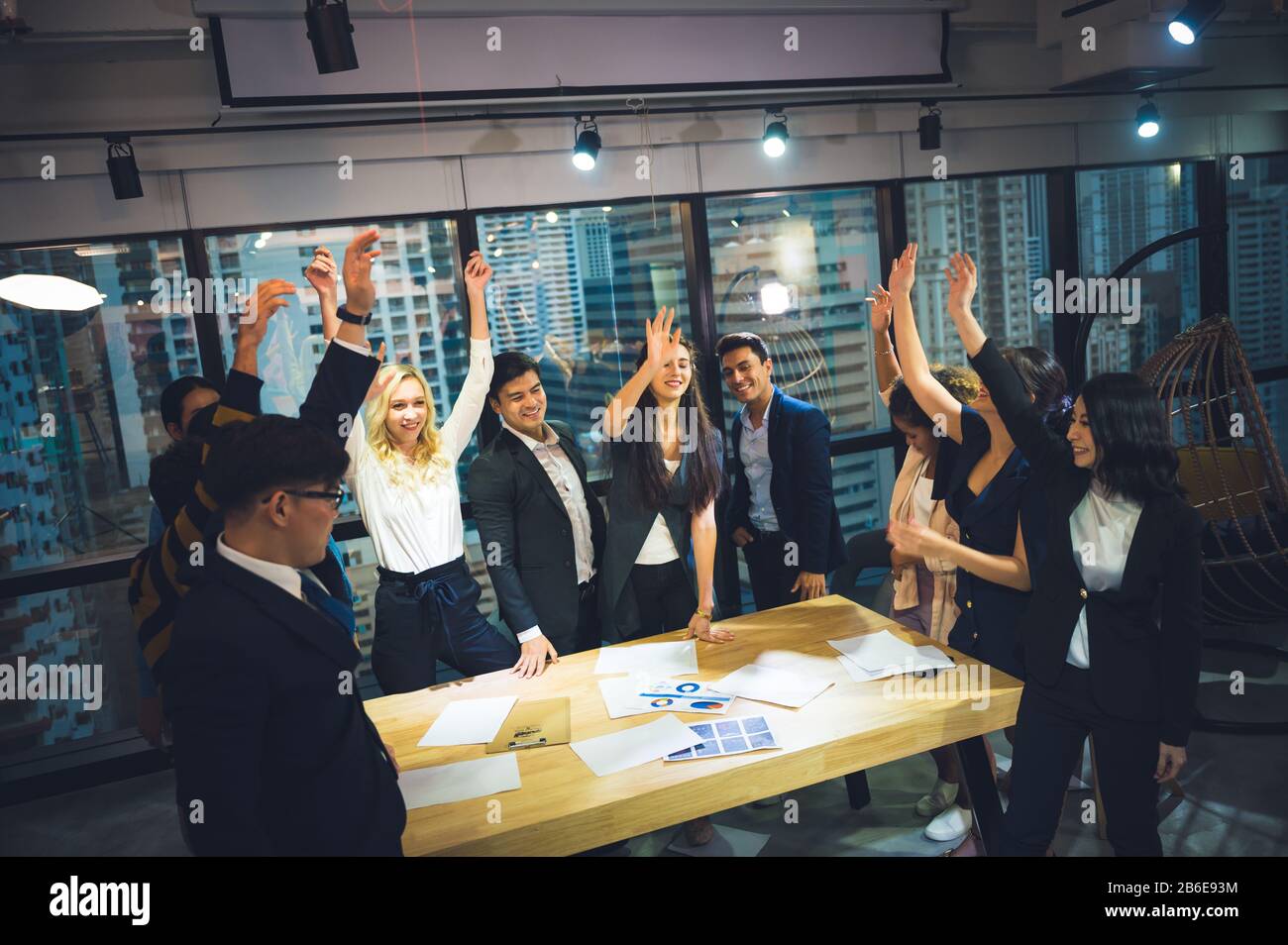 Business success ideas from business team Stock Photo - Alamy