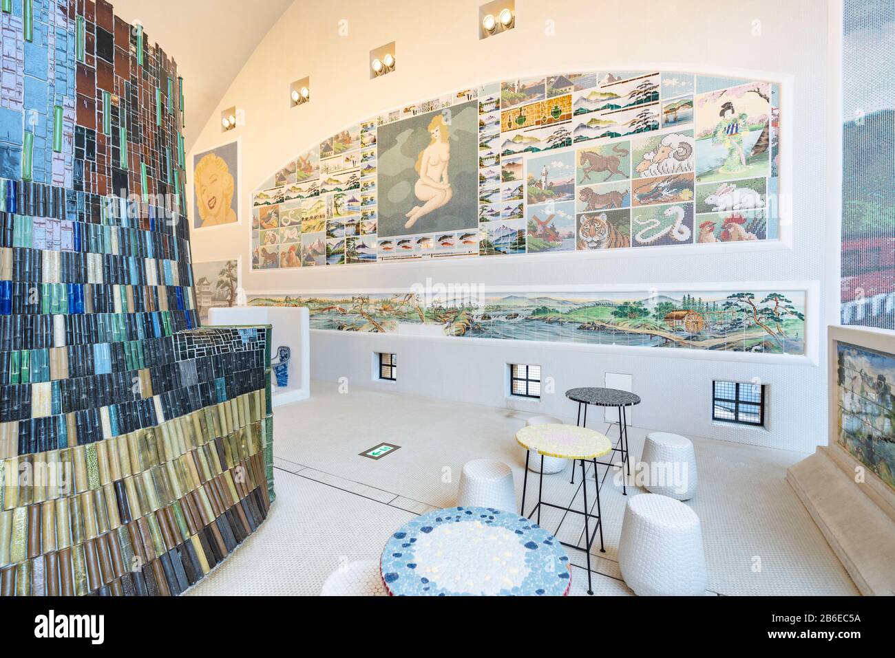 Mosaic Tile Museum Tajimi, Tajimi City, Gifu Prefecture, Japan Stock ...