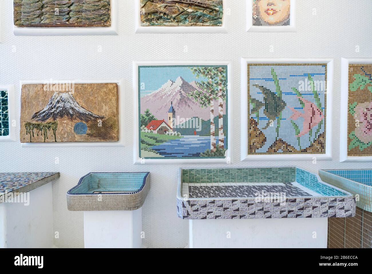 Mosaic Tile Museum Tajimi, Tajimi City, Gifu Prefecture, Japan Stock ...