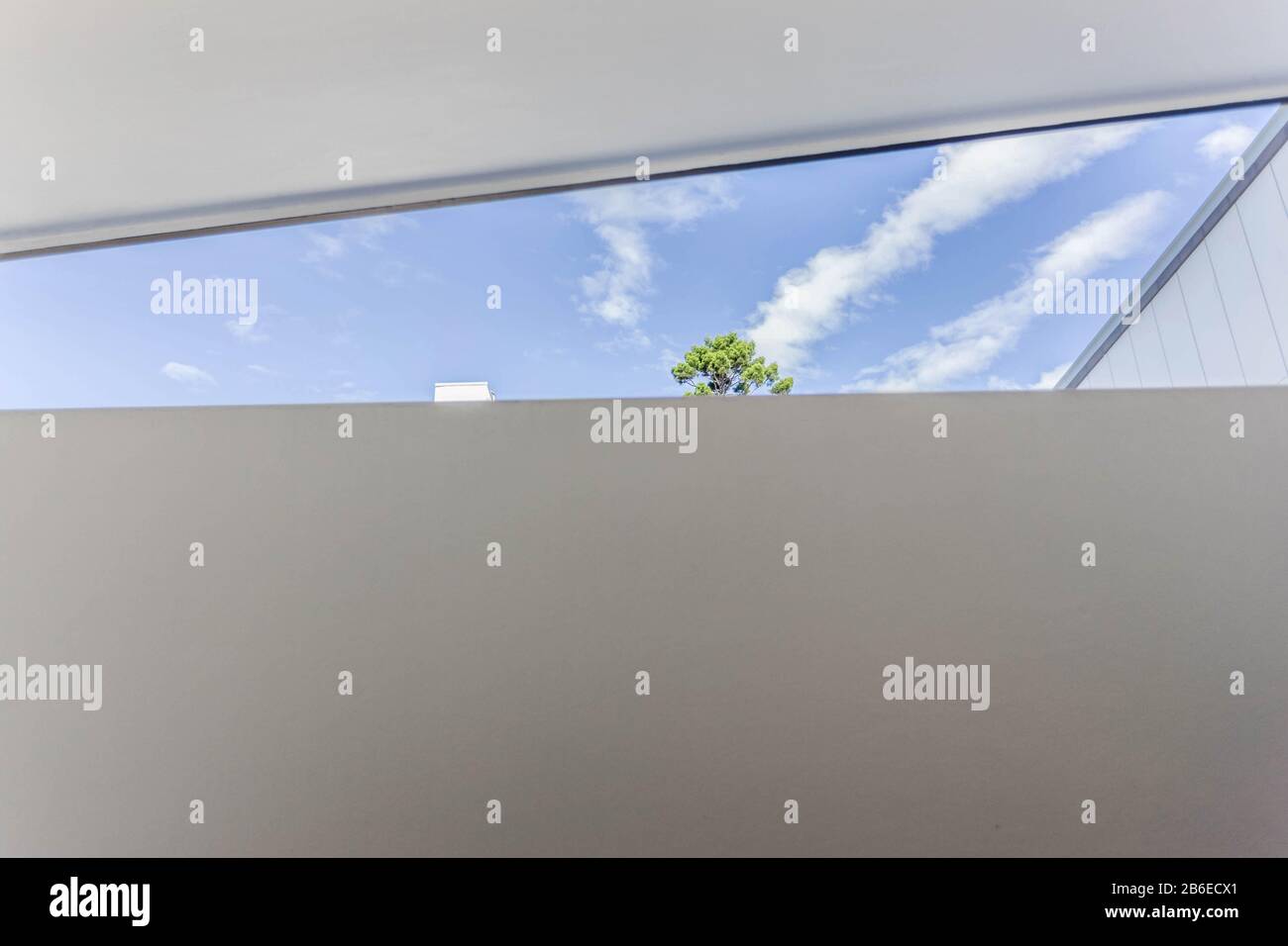 Sky view in the terrace of the house Stock Photo - Alamy