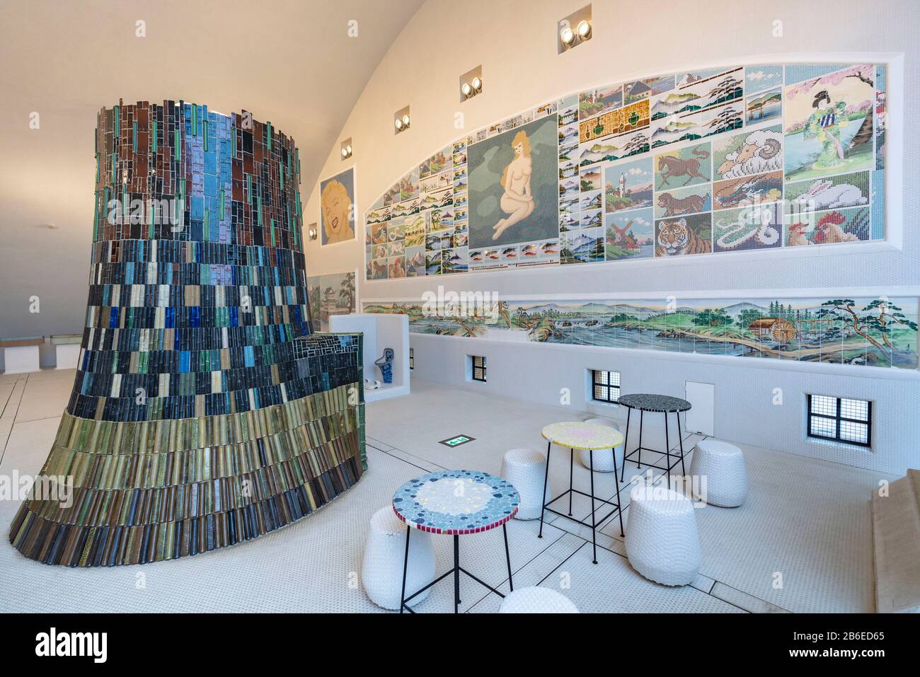 Mosaic Tile Museum Tajimi, Tajimi City, Gifu Prefecture, Japan Stock ...