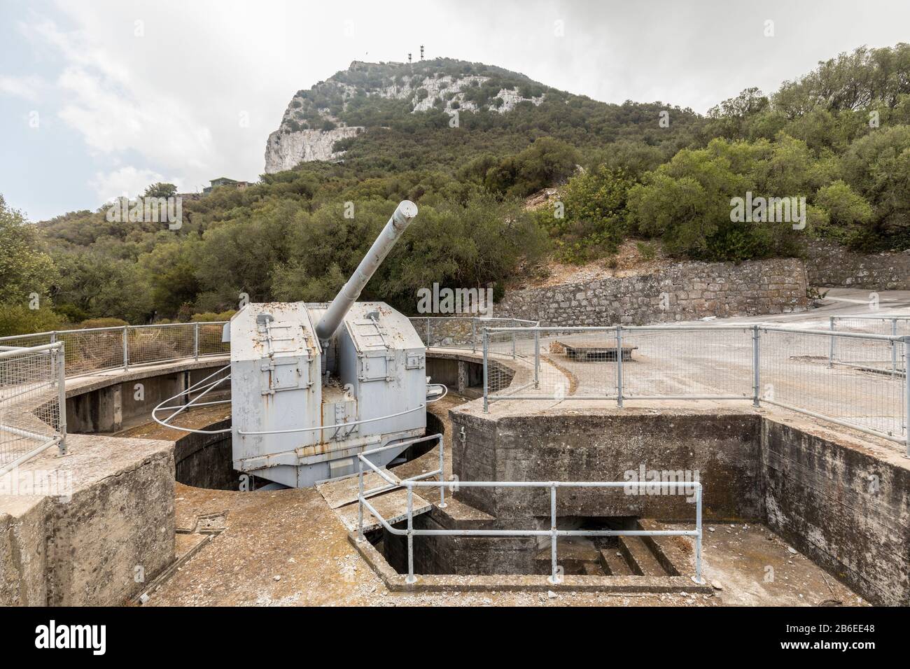 Princess Amelia's and Anne's Battery, Gibraltar Stock Photo - Alamy