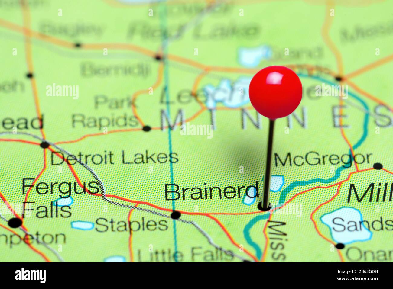 Map Brainerd Baxter