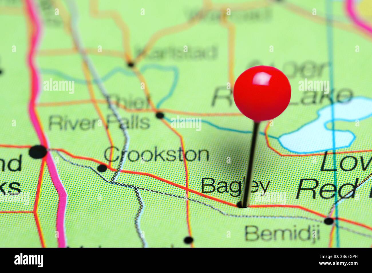 Bagley map hi-res stock photography and images - Alamy