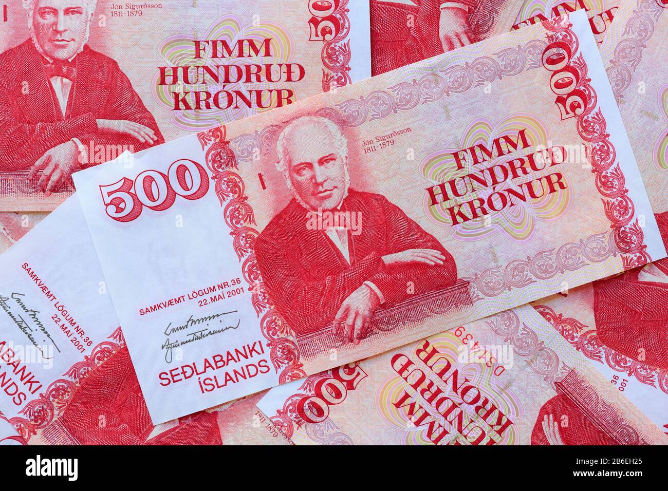 Icelandic currency hi-res stock photography and images - Alamy