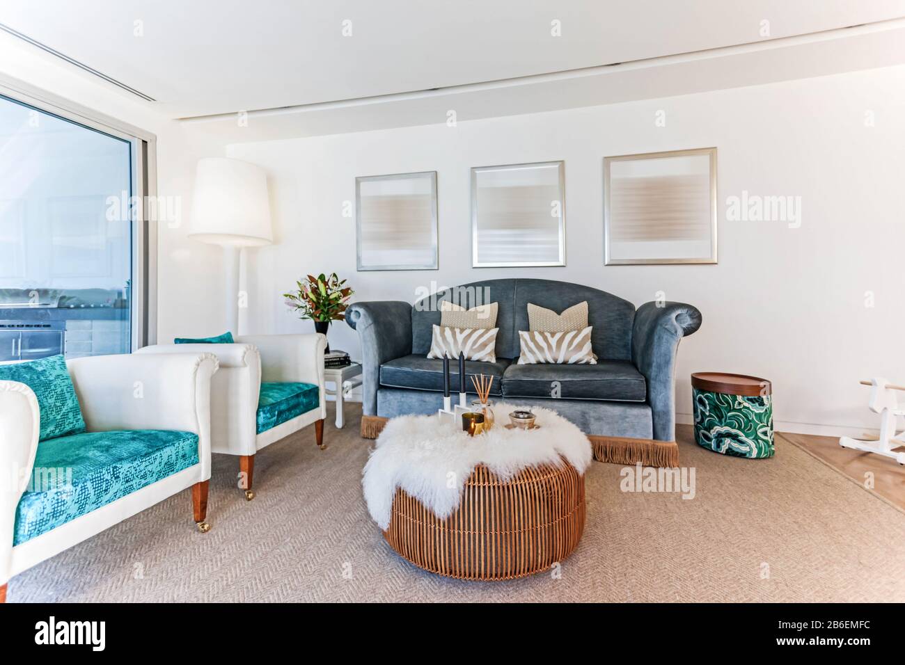 A lively drawing room Stock Photo - Alamy