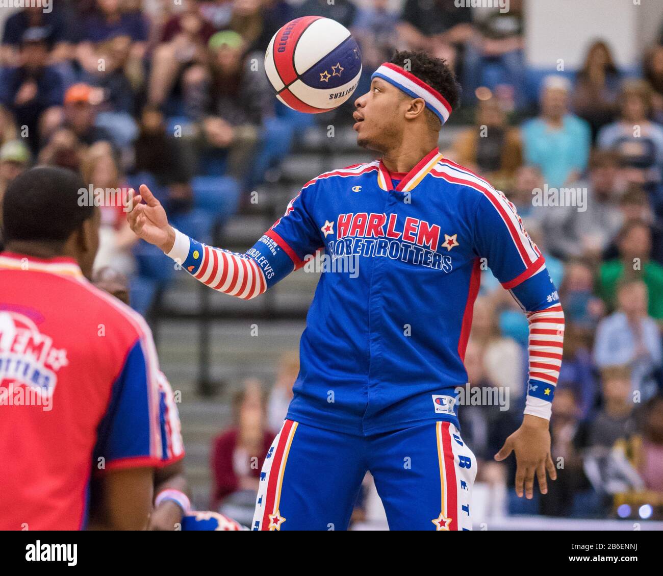 Clute, Texas, USA. 3rd Mar, 2020. Jet Rivers dazzles the audience with ...