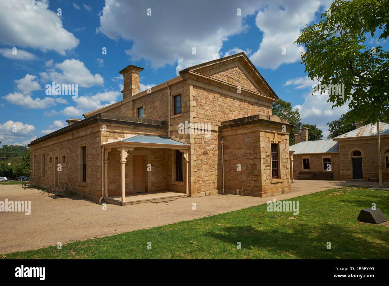 The old Courthouse, now a museum. In Beechworth, Victoria, Australia ...