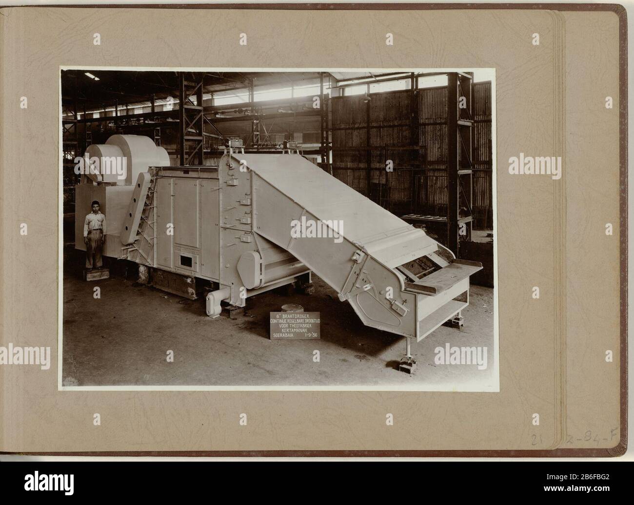 Braat tea drying machine (title object) Tea Drier designed by Braat ...