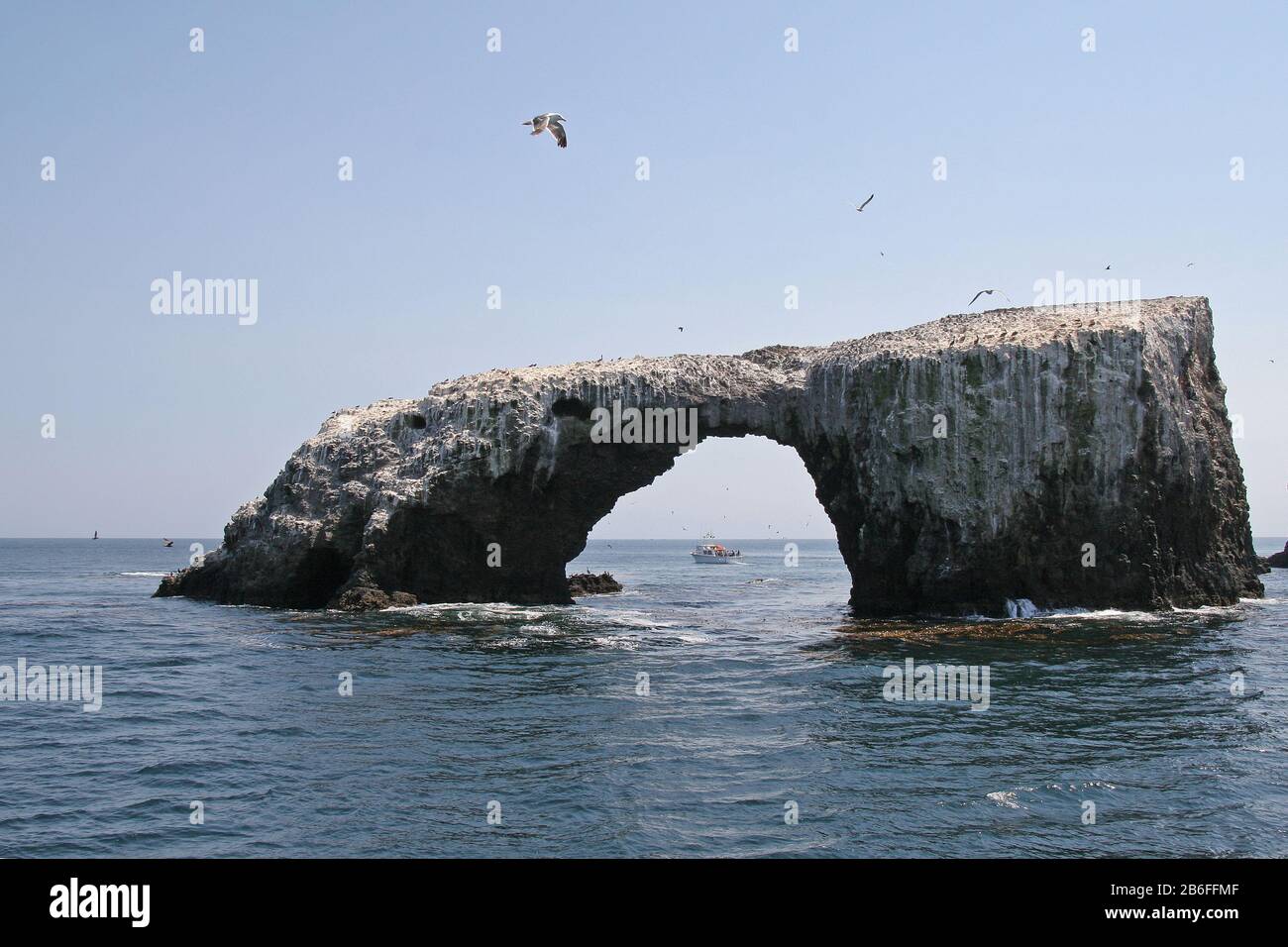 Arch Rock off Anacapa Island in Channel Islands National Park ...