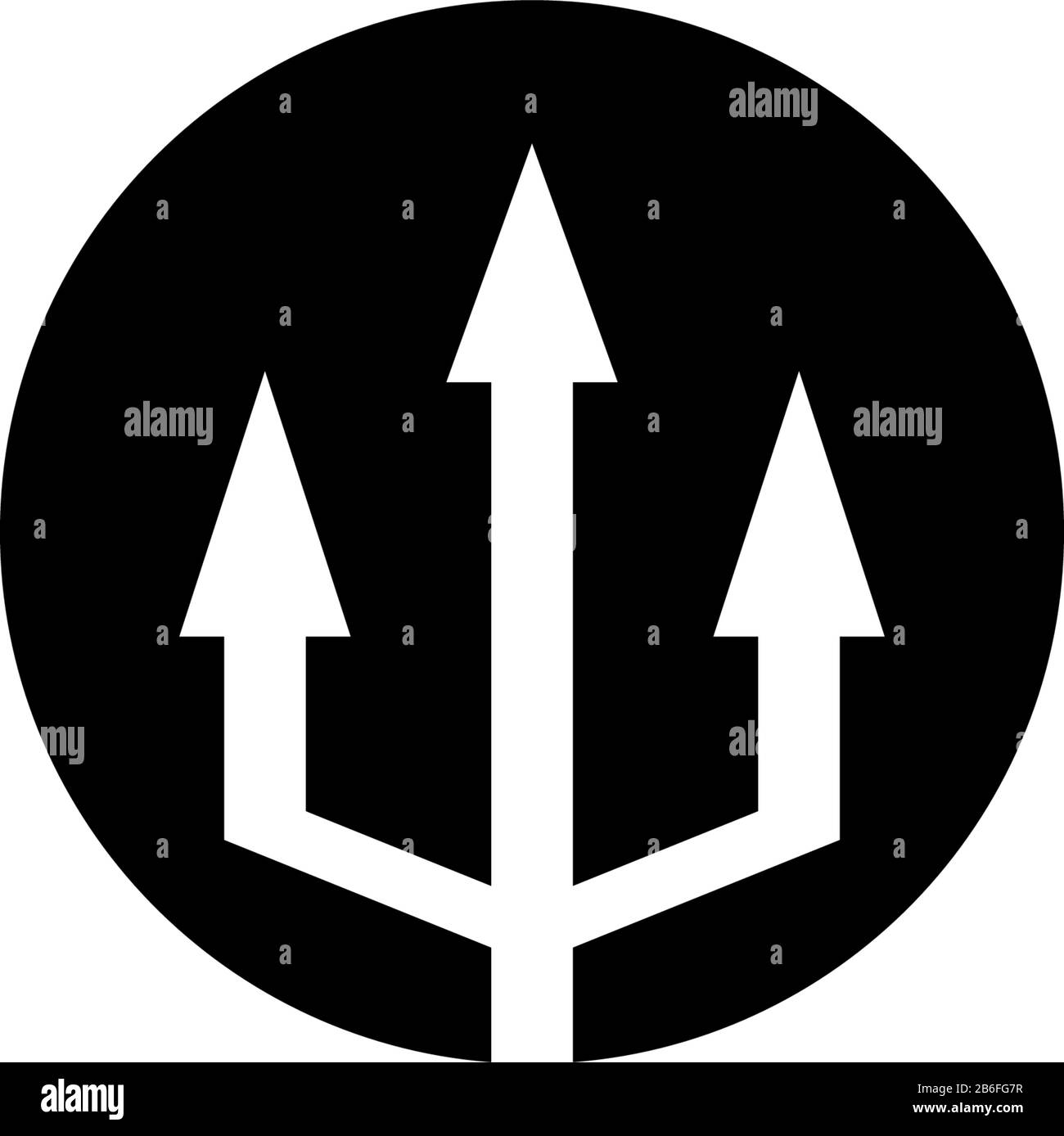 Poseidon greek god of the sea poseidon with trident Black and White ...