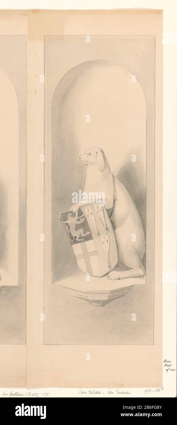 Exterior judge panel of a triptych alliance weapon Of Shots and Van ...