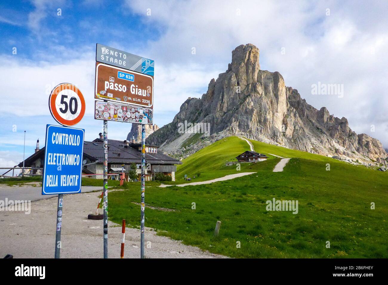 Speed limit control warning, Italy | Warnung Geschwindigkeitskontrolle ...