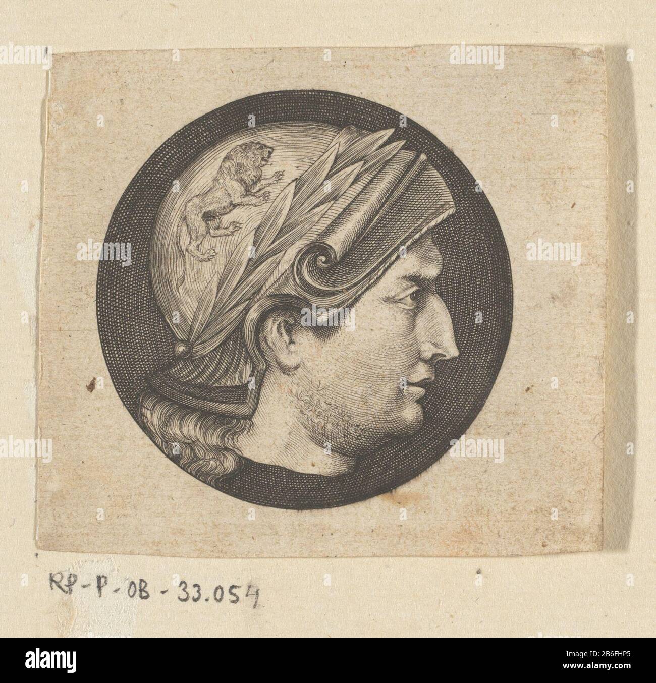 Bust of Alexander the Great Alexander de Grote als Hercules. Deel van ...
