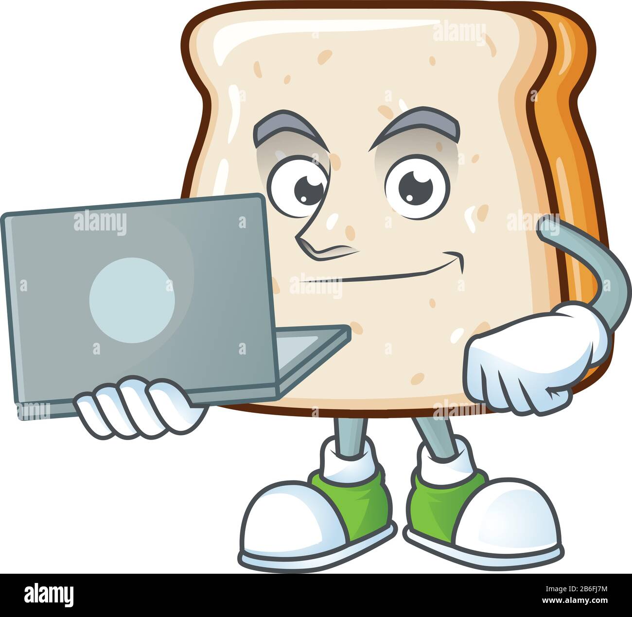Soft white sliced bread Stock Vector Images - Alamy