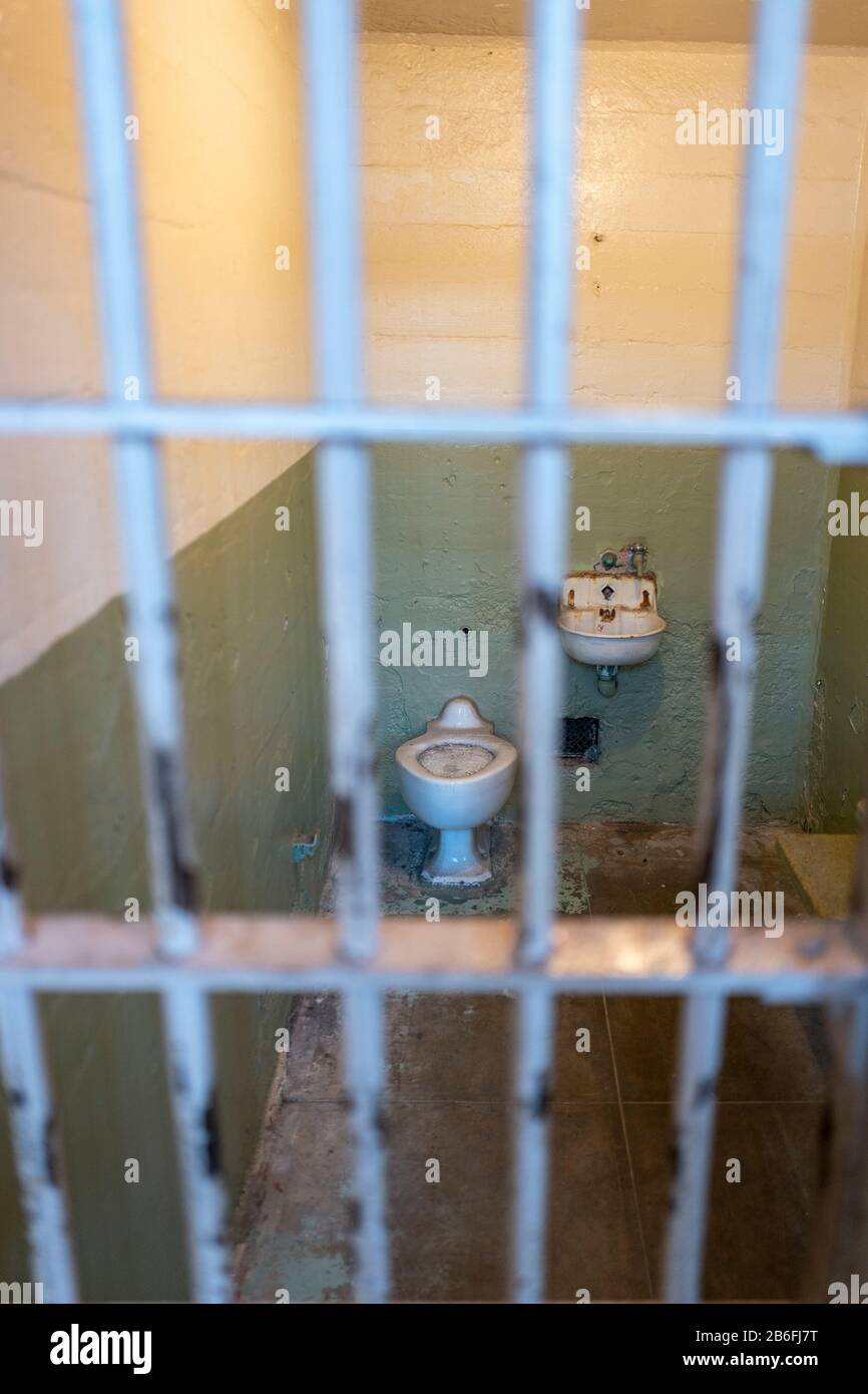 Alcatraz Federal Penitentiary prison in San Francisco, California,USA ...