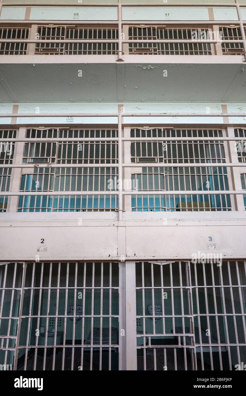 Alcatraz Federal Penitentiary prison in San Francisco, California,USA ...