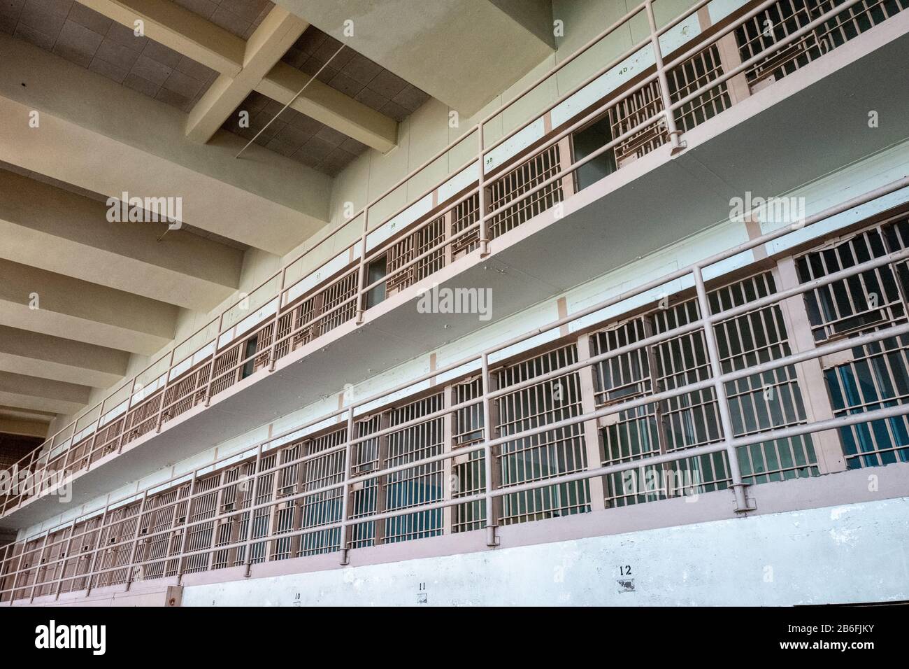 Alcatraz Federal Penitentiary prison in San Francisco, California,USA ...