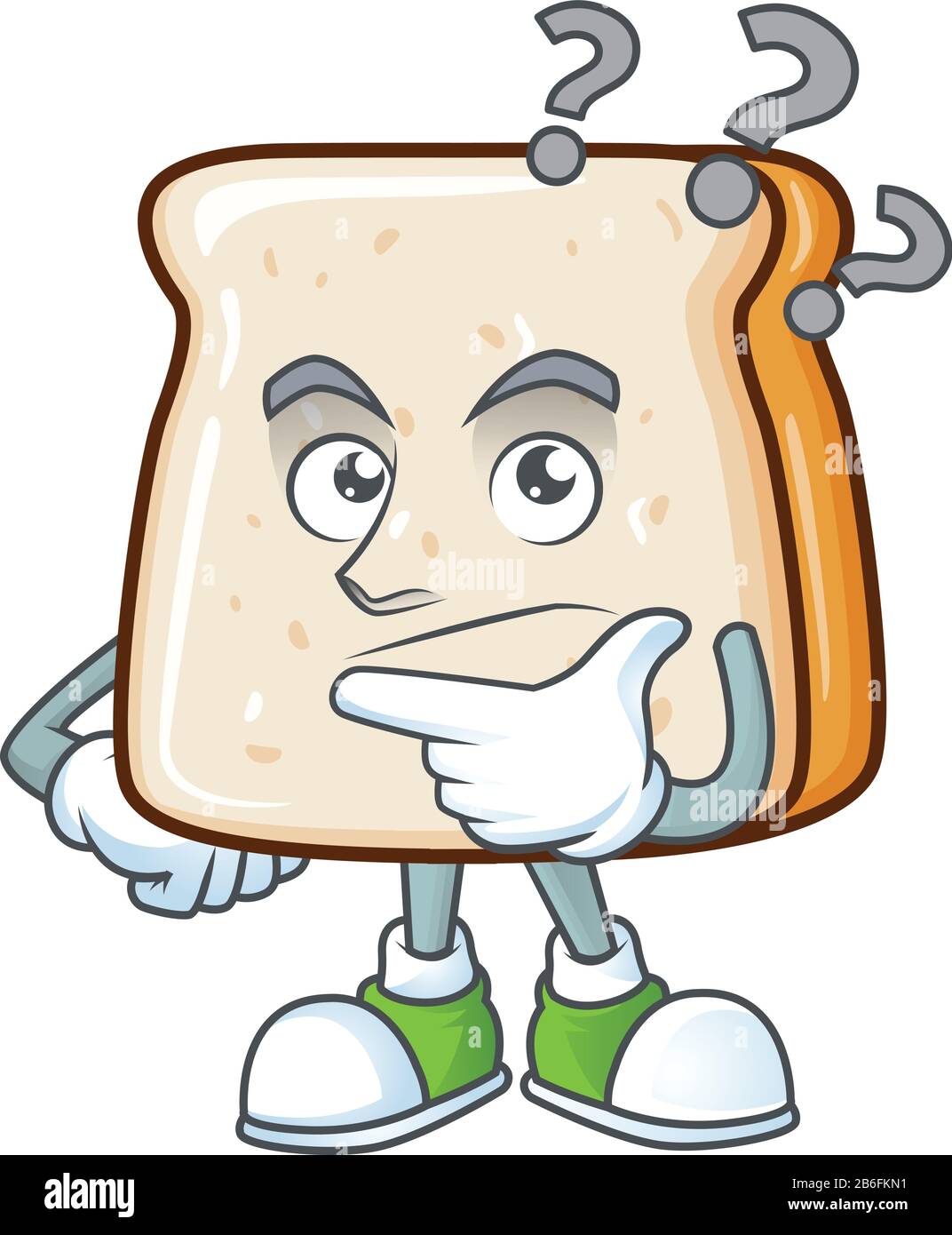 Eating a piece of bread Stock Vector Images - Alamy