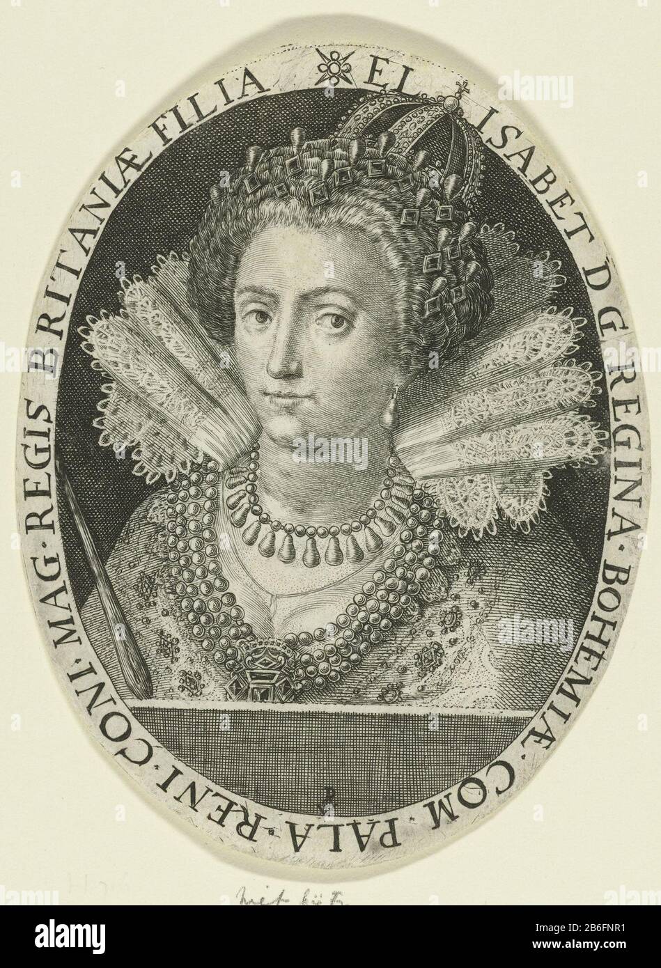 Bust Portrait of Elizabeth Stuart, Queen of Bohemia Bust Portrait of ...