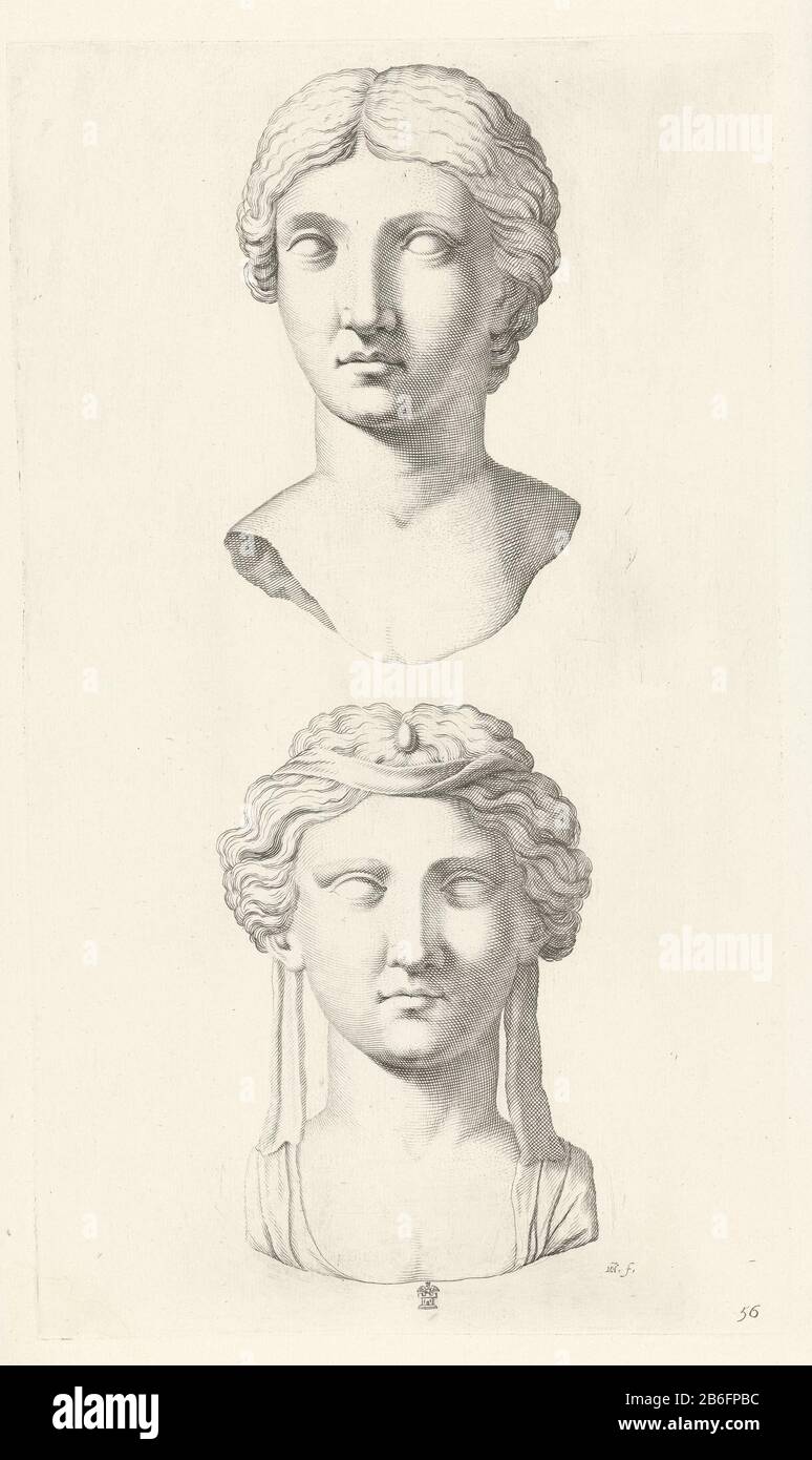 Busts of Faustina the Younger and an unknown woman Giustiniana Galleria ...