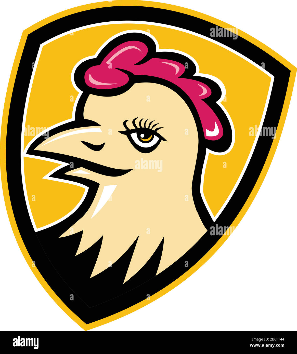 Chicken crest Stock Vector Images - Alamy