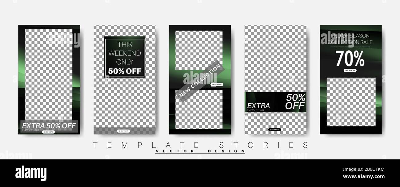 Editable Stories background template. Vector Design for social media ...